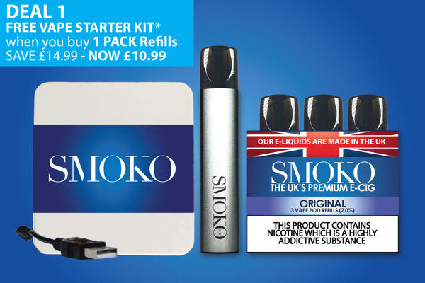 FREE VAPE or E-Cigarette Kit for Smokers looking to Quit Smoking