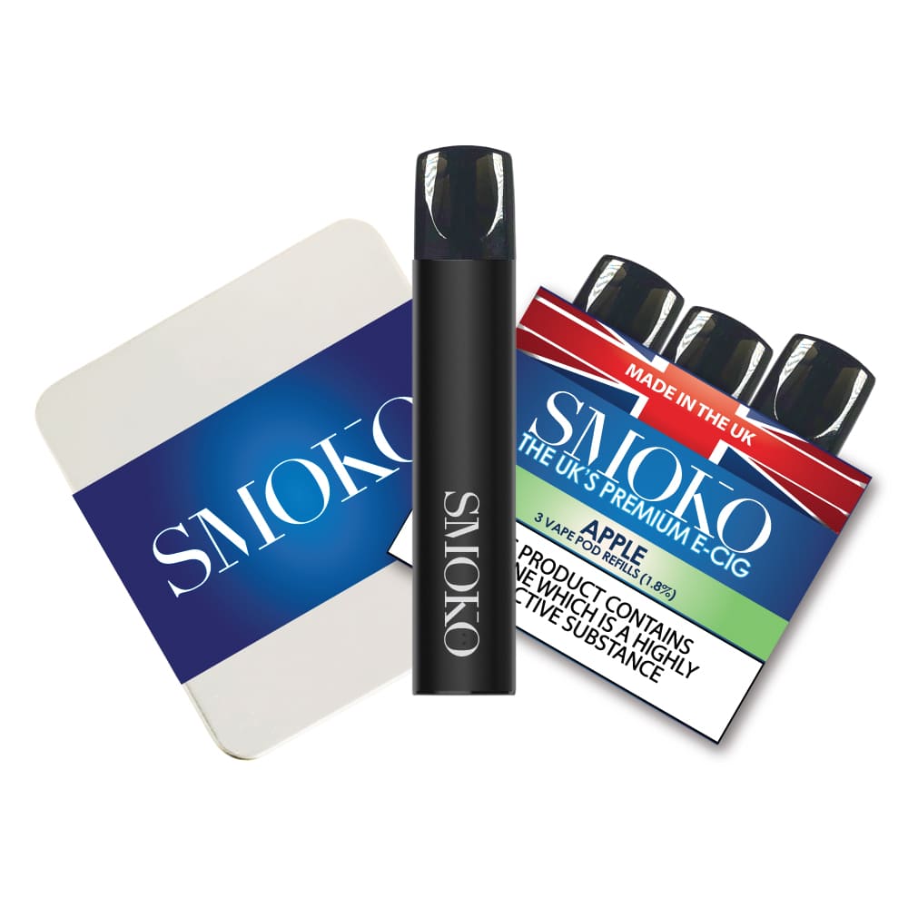 eBay - VAPE POD Starter Kit BLACK + 1 Pack APPLE 1.8% VAPE POD Refills