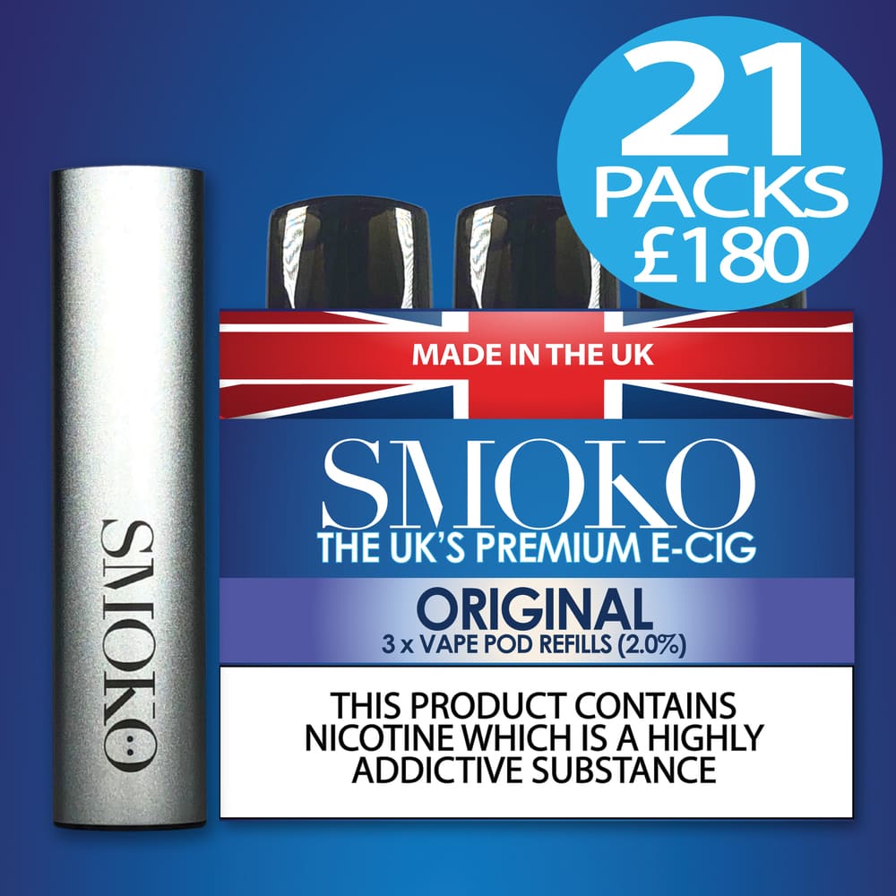 E-Cigarette and VAPE Refill Weekly Deals - Made in the UK – SMOKO E ...