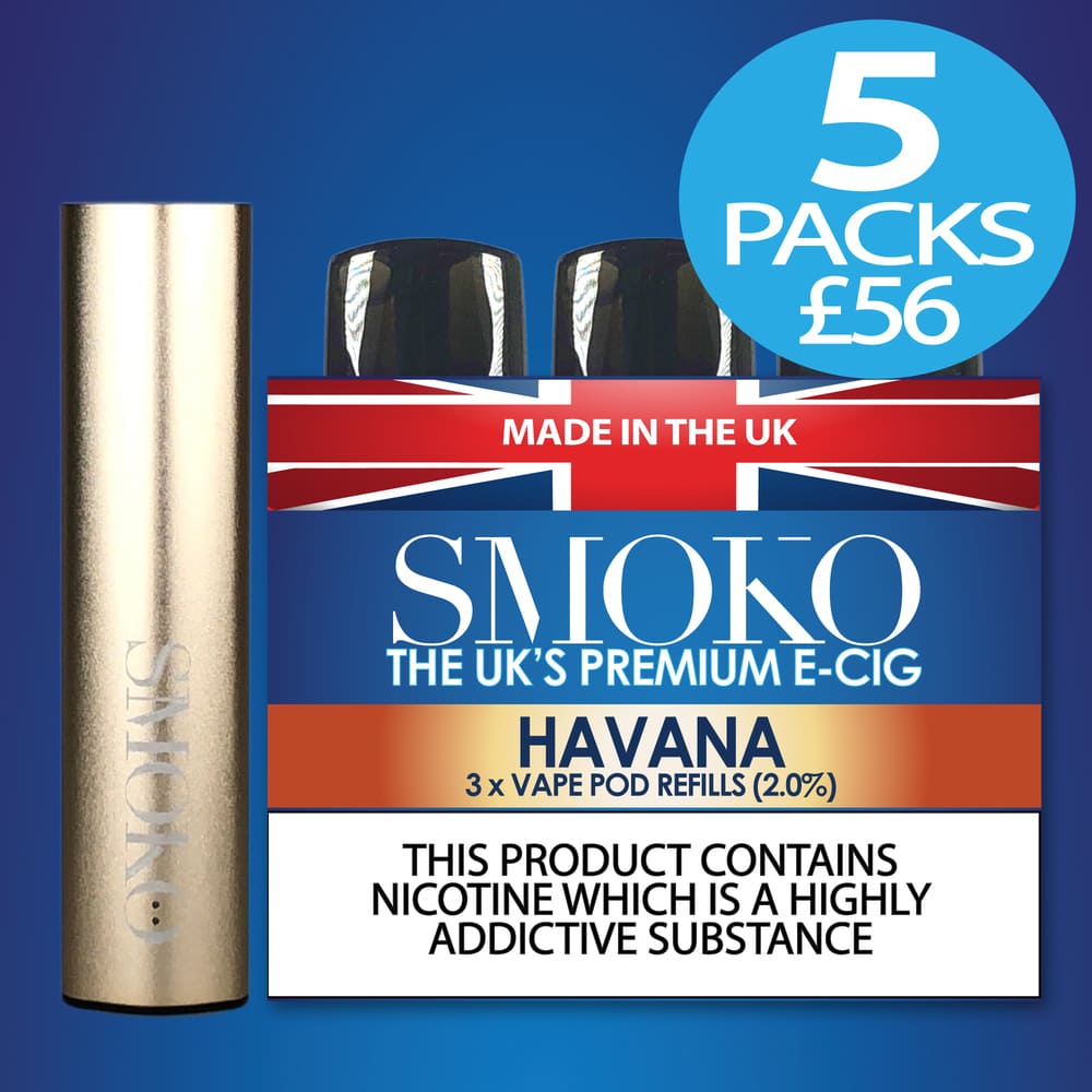 SMOKO SMOOTH VAPE POD REFILLS