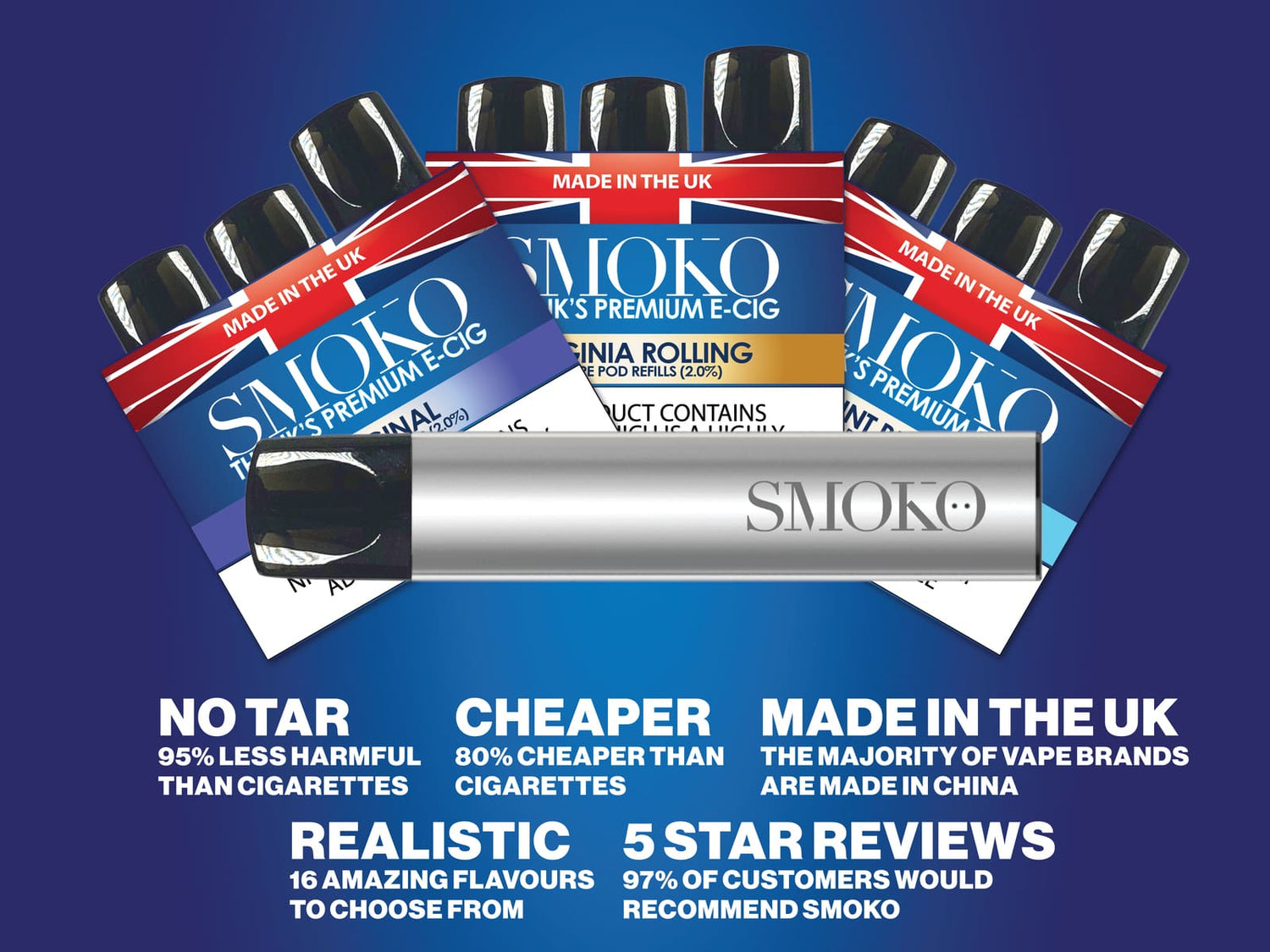 UK's Best E Cigarettes | Cigalikes, Vape Kits & Vape Pods | E-Liquids